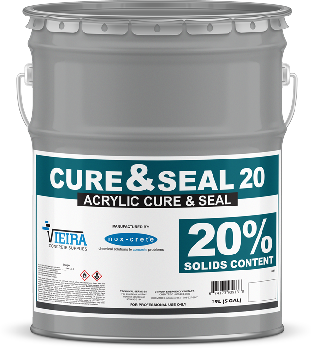 Nox-Crete Cure & Seal 20 | Vieira Concrete Supplies v17